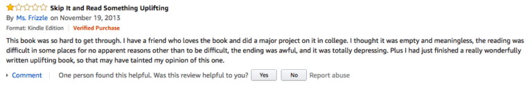 Literary Hub » The 100 Best One-Star Amazon Reviews of The Great Gatsby