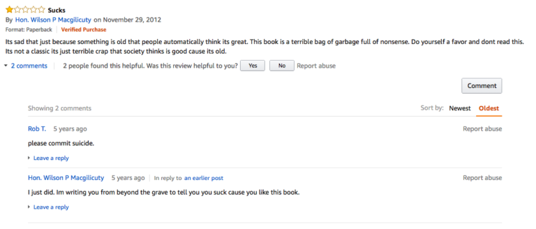 Literary Hub » The 100 Best One-Star Amazon Reviews of The Great Gatsby