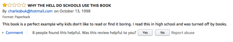 Literary Hub » The 100 Best One-Star Amazon Reviews of The Great Gatsby