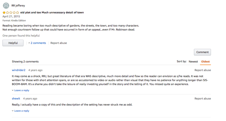 Literary Hub » The 50 Best One-Star Amazon Reviews of To Kill a Mockingbird