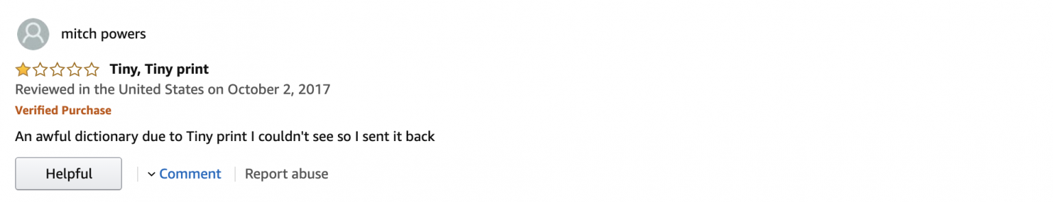 Literary Hub » The 30 Best One-Star Amazon Reviews of . . . The Dictionary