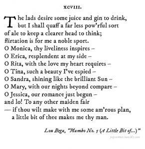 Literary Hub » All your favorite pop songs reimagined as sonnets.
