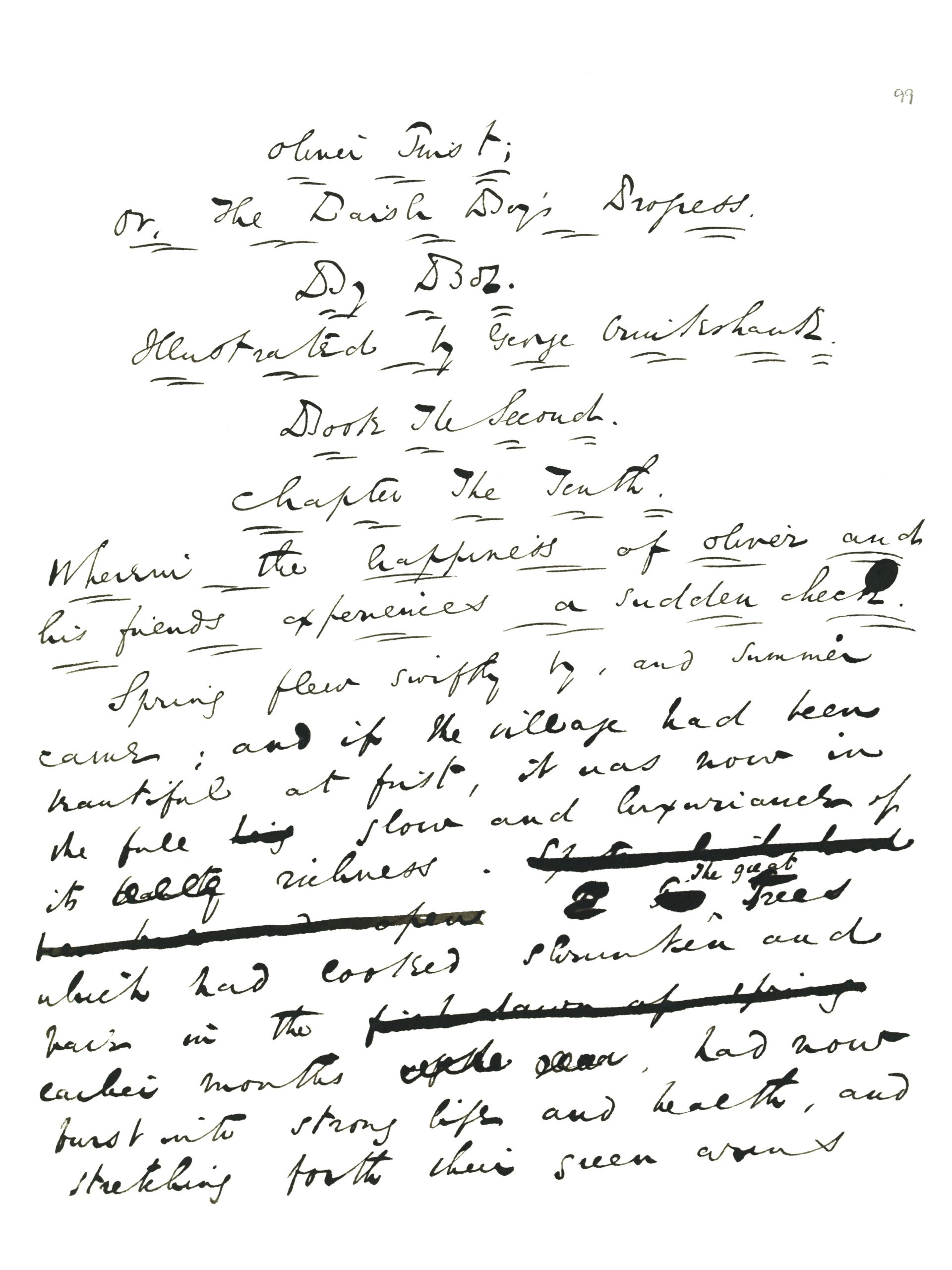 Literary Hub » Take a look at Charles Dickens’s handwritten manuscript ...