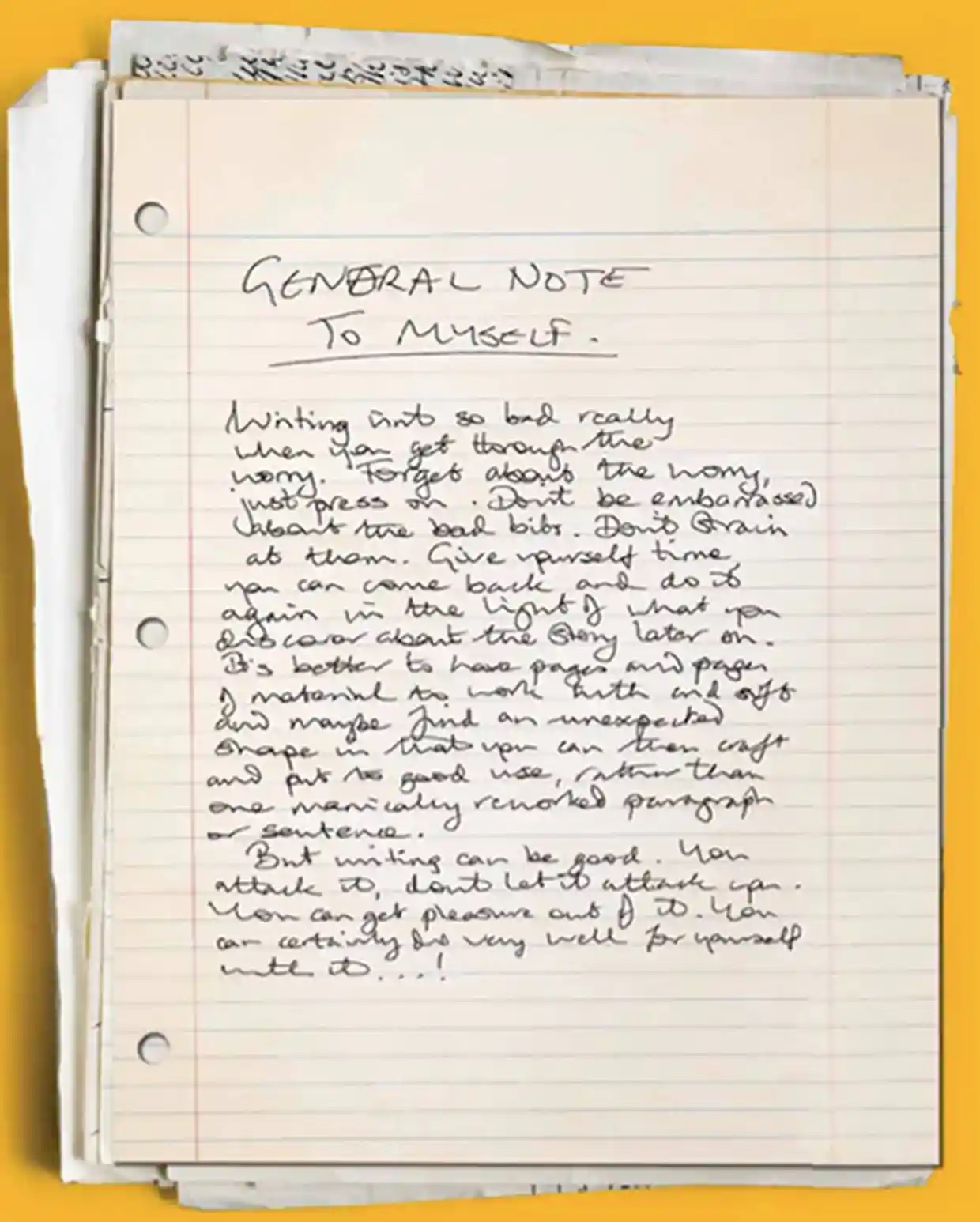 Literary Hub » Read Douglas Adams’s advice to writers who hate writing.