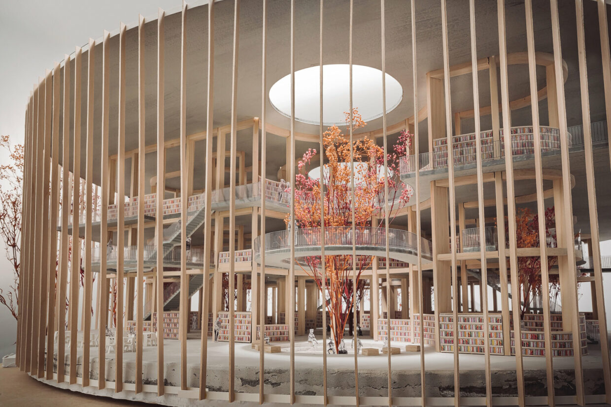 Literary Hub » Take a look at this bizarrely beautiful library inspired ...