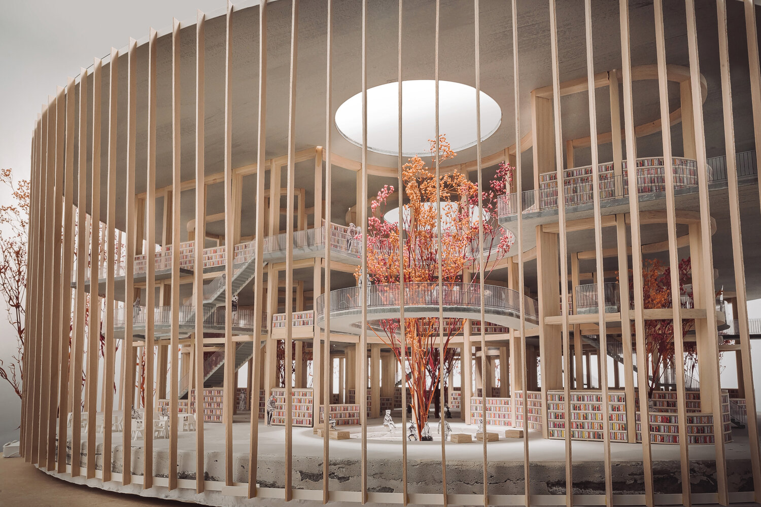 Literary Hub » Take a look at this bizarrely beautiful library inspired ...