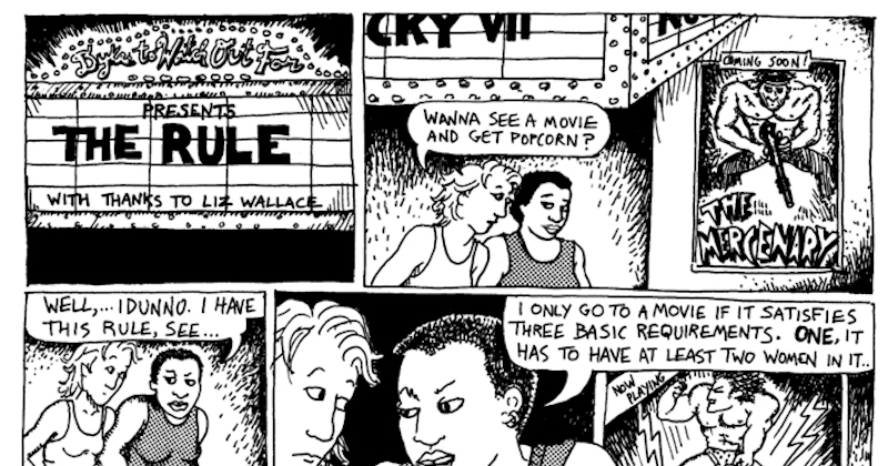 Read The 1985 Comic Strip That Inspired The Bechdel Test Literary Hub