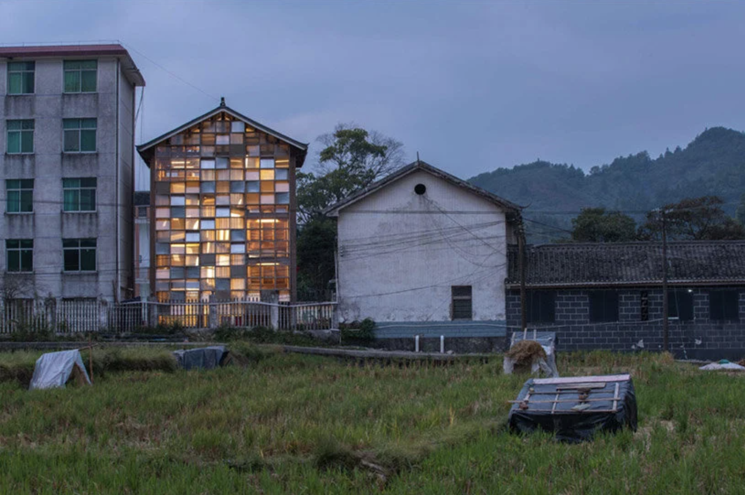 Literary Hub » Take a look at this gorgeous, see-through “book house.”