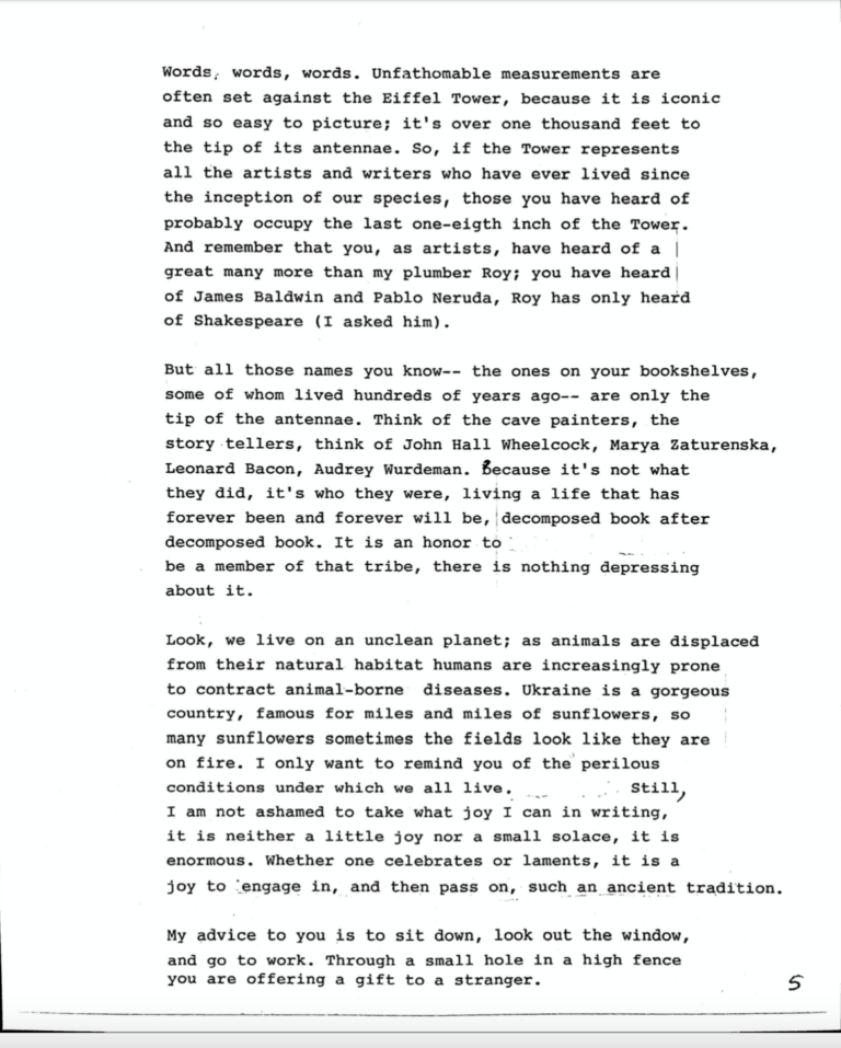 Literary Hub » Mary Ruefle on Bringing Joy to Your Writing Practice