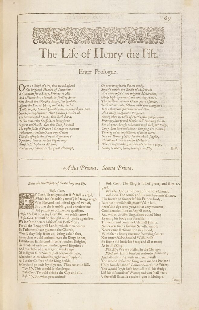 Literary Hub » The 400th Anniversary: Look Inside Shakespeare’s First Folio