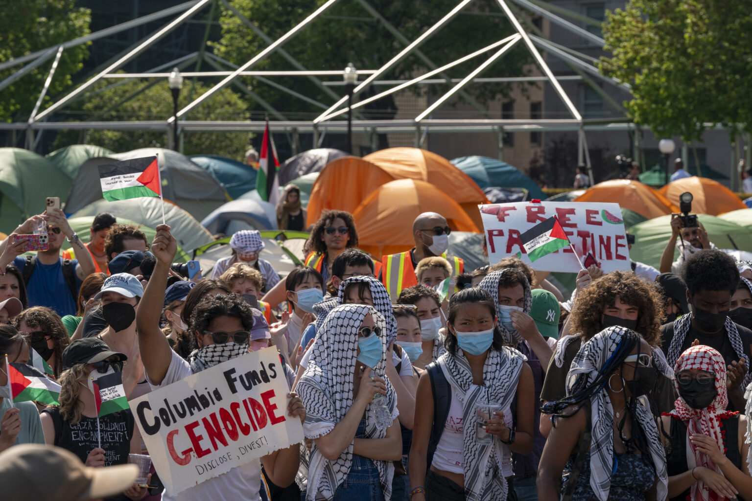 On Campus and Off: Documenting the Protests at Columbia University ...