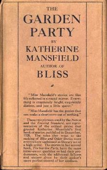 Emotions Caught On the Wing: On Katherine Mansfield’s The Garden Party ...