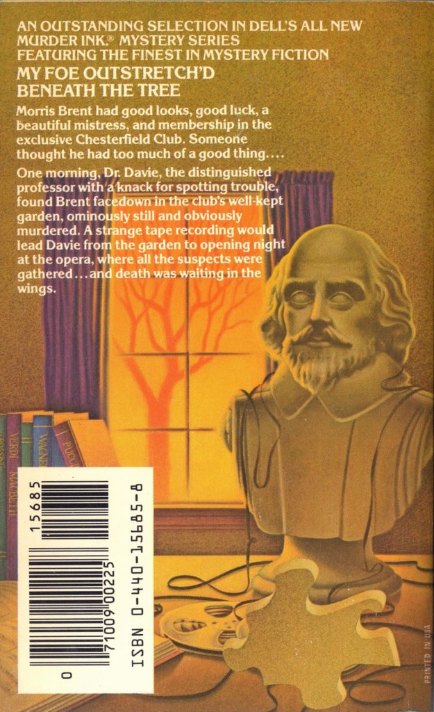 My Foe Outstretc’d Beneath the Tree, Dell, Jan 1981 – illus Tom Hallman ...