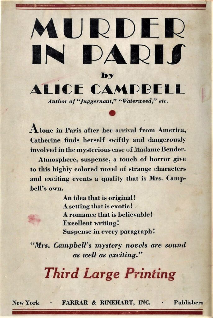 Alice in Murderland: On Crime Writer Alice Campbell ‹ CrimeReads