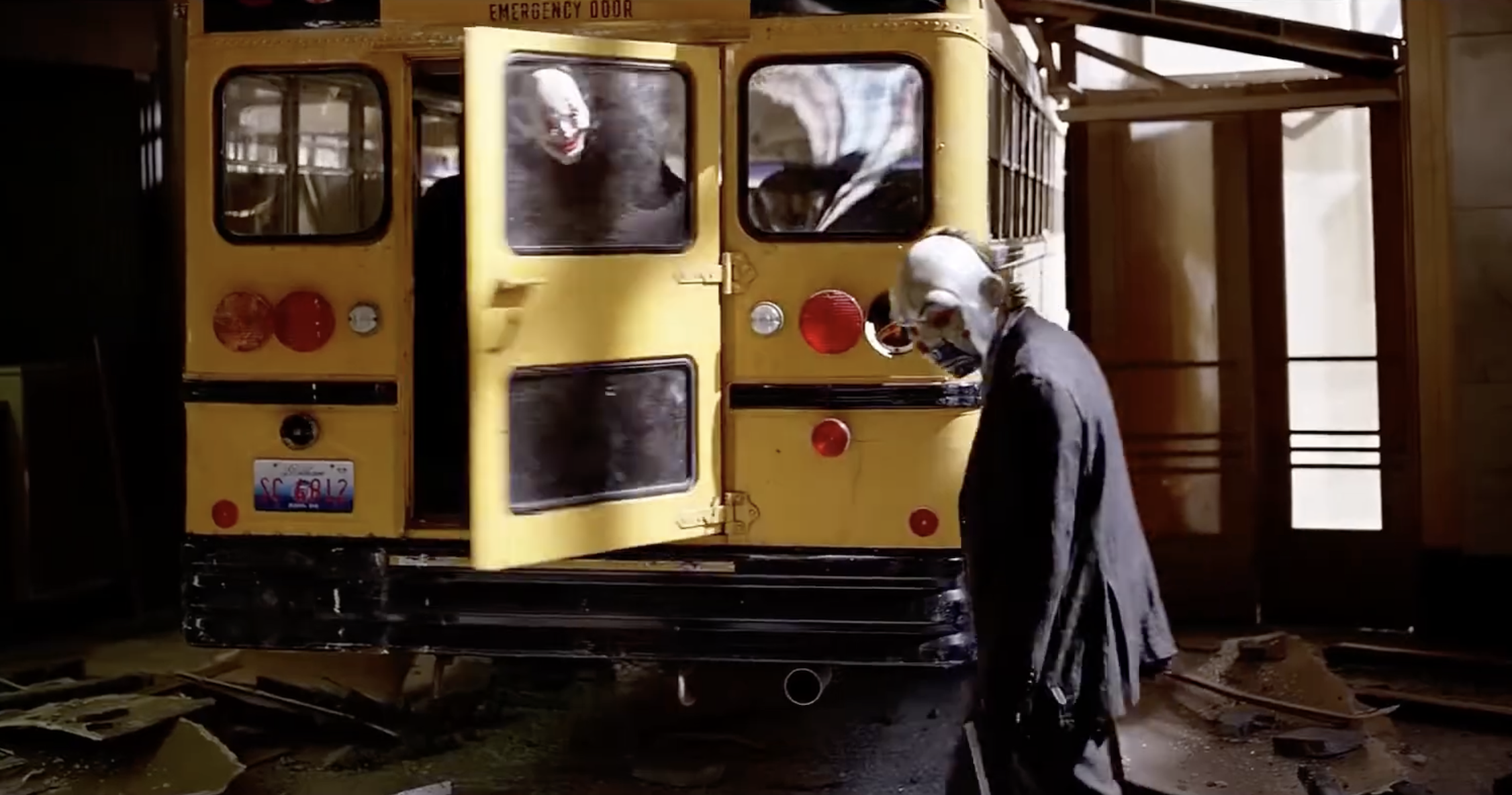 Wait, What?: How Exactly Does the Joker’s Getaway School Bus Blend in ...